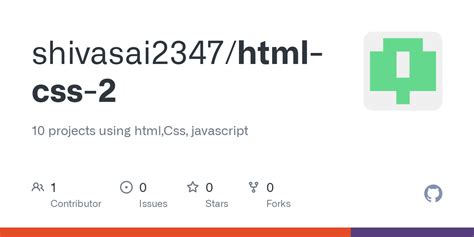 Github Shivasai2347html Css 2 10 Projects Using Htmlcss Javascript