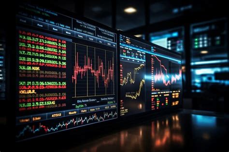 Premium AI Image A Detailed Forex Chart Displaying Statistical Data And Market Trends