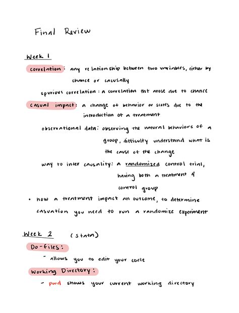 econ 5 final review notes prof david arnold final review week i