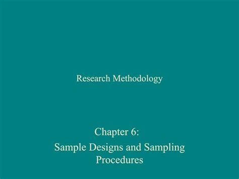 population and sample lecture 04 ppt
