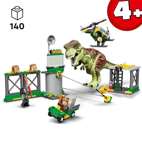 Lego 76944 Jurassic World T Rex Dinosaur Breakout 140 Pieces — Toycra