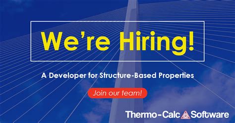 Careers Thermo Calc Software