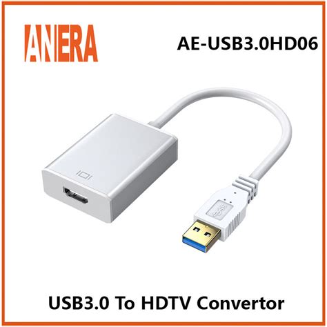 Anera Hot Selling Usb Male To Hdmi Female Converter Video Adapter Graphics Cable P For