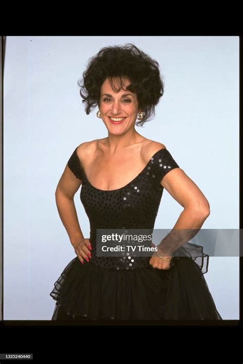 Actress Lesley Joseph In Character As Dorien Green In Sitcom Birds Of