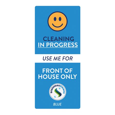 Cross Contamination Control Mini Signs Stainlesscleans