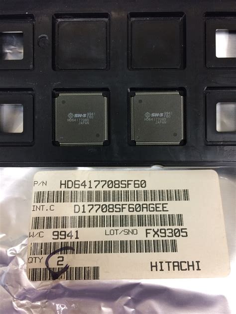 HD6417708SF60 HITACHI IC MCU 32BIT ROMLESS 144LQFP 1 UNIT EBay
