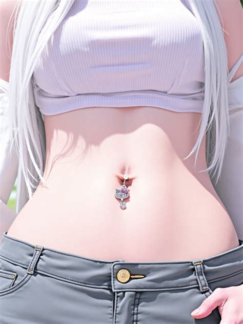 Belly Button Ring Navel Piercing Tensorart Tensorart