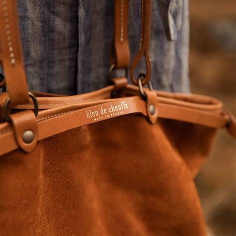 Tote Bag Adèle Ochre Soft Leather Tote Bag Made In France