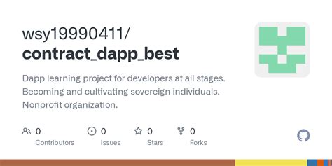 github wsy19990411 contract dapp best dapp learning project for