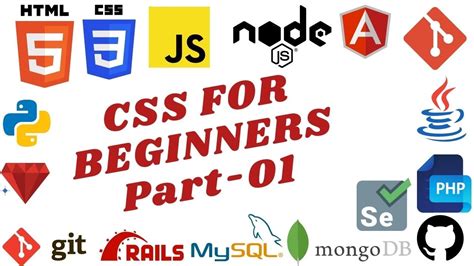 Css For Beginners Css For Web Development Css Introductioncss For Web Programming Youtube