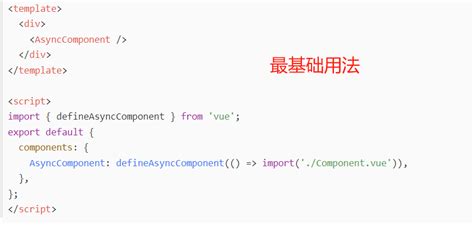 vue3 defineAsyncComponent实现高效异步组件加载 树叶铃铛 博客园