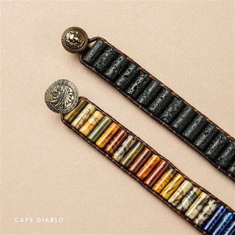 Mens Warrior Jasper Bracelet
