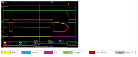 Drv8711 Overcurrent Protection Ocp And Long Vds Rise Time Motor