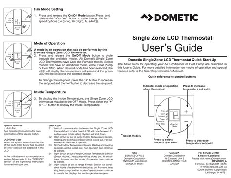 Dometic Ct Single Zone Wiring Wiring Boards