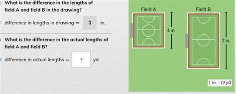 What Is The Difference In The Lengths Of Field A And Field B In The Drawi