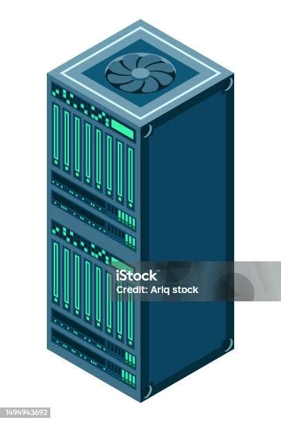 아이소메트릭 서버 네트워크 서버실 3d 컴퓨터 장비 스토리지 데이터베이스 아이소메트릭 기술 벡터 그림 0명에 대한 스톡 벡터 아트 및 기타 이미지 Istock