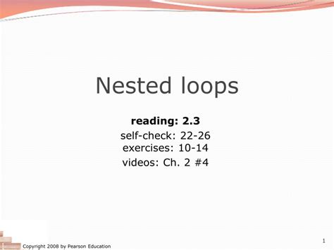 Ppt Nested Loops Powerpoint Presentation Free Download Id9496418