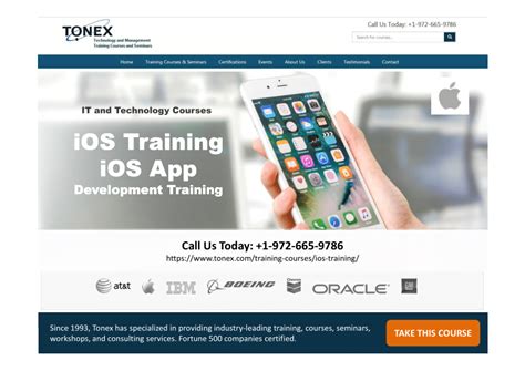 PDF IOS App Development Training