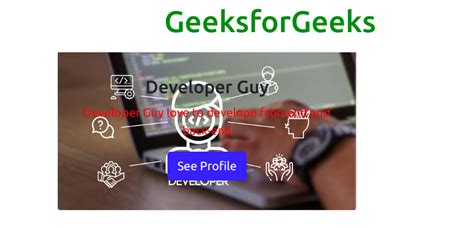 Bootstrap 5 Card Geeksforgeeks