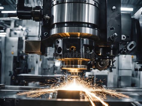 Cnc Milling In Industry Stock Illustration Illustration Of Craft 301447495