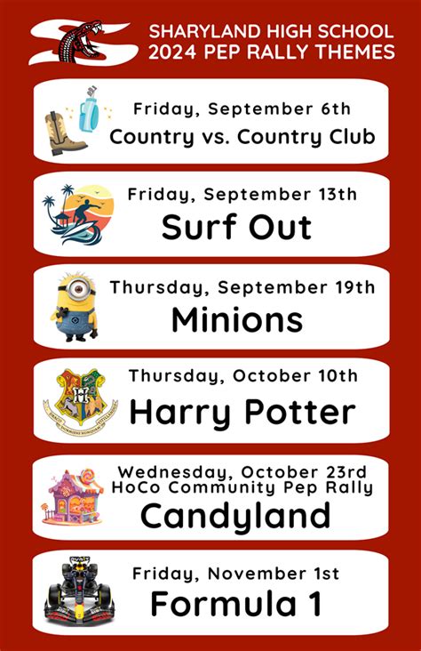 Pep Rally Themes Sharyland High School