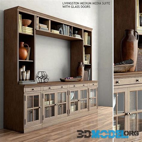 3d Model Pottery Barn Livingston Medium