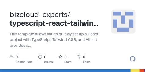 Github Bizcloud Expertstypescript React Tailwind Vite Template This