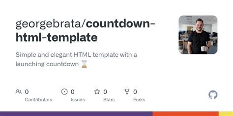 Github Georgebratacountdown Html Template Simple And Elegant Html Github Georgebratacountdown Html Template Simple And Elegant Html