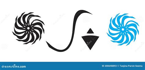 Abstract Geometric Shapes And Symbols Stock Illustration Illustration Of Curve Technology