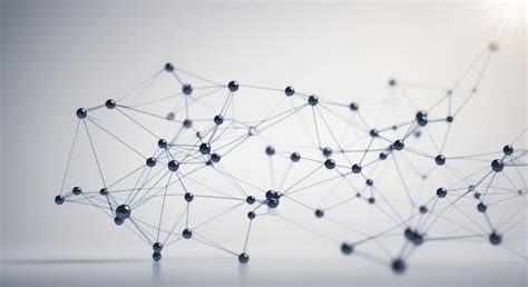 Premium Photo Global Network Connection Abstract Geometric Background