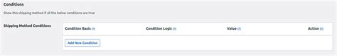 Conditional Shipping And Table Rates Documentation Woocommerce