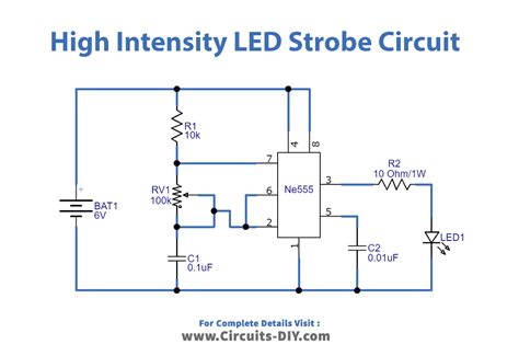 High Intensity LED Strobe Circuit IC