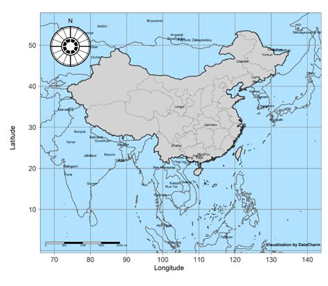 R Tmap 绘制带指北针和比例尺的空间地图 腾讯云开发者社区 腾讯云