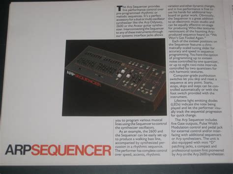 Matrixsynth Arp 1623 Analog Synthesizer Sequencer And Documentation