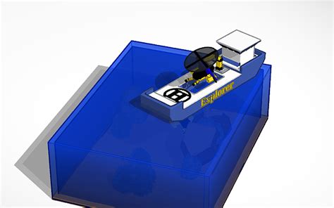 3d Design Ocean Exploration Ship Tinkercad