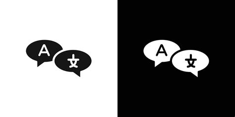 Language Translation Icon Logo Set 49441557 Vector Art At Vecteezy