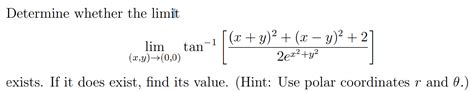 Solved Determine Whether The Limit Chegg
