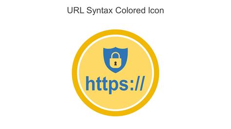 Url Syntax Colored Icon In Powerpoint Pptx Png And Editable Eps Format