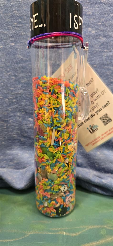 Ispy Treasure Hunting Seek And Find Travel Game Calm Down Jar Sensory