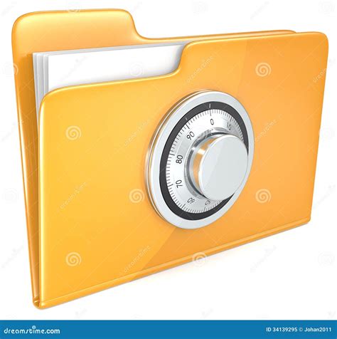 File Protection Stock Illustration Illustration Of Manila