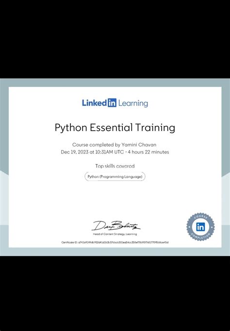 Yamini Chavan On Linkedin Complete Python Training In Linkedin