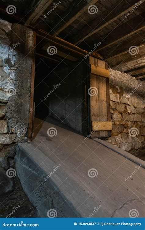 Old Warehouse Loading Chute Stock Image Image Of Grungy Door 153693837