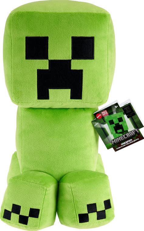 Mattel Minecraft Creeper Jumbo Plush Figure Large 16 Inch Soft Doll