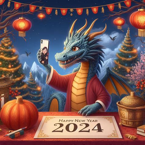 2024년 갑진년 청룡의 해 새해 이미지