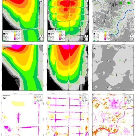 Ac Full Coverage LiDAR DTM And Df Interpolated DTM From Download Scientific Diagram