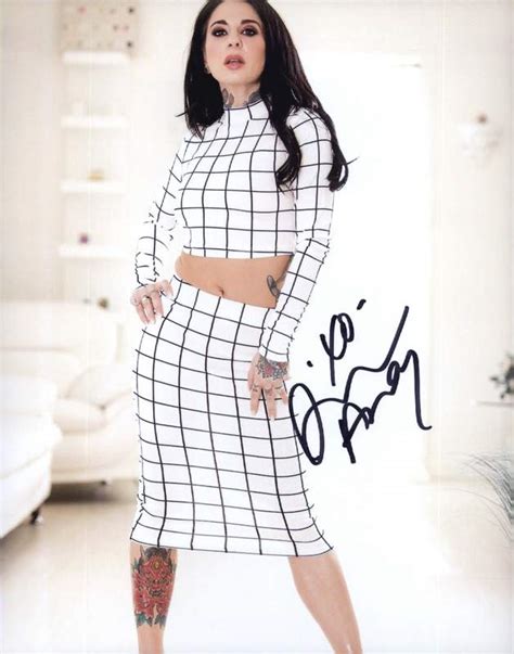 Joanna Angel Signed Authentic 8x10 Stali Cali