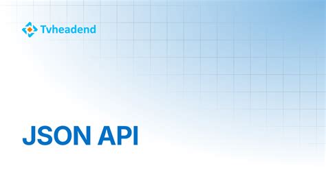 Json Api Tvheadend Docs