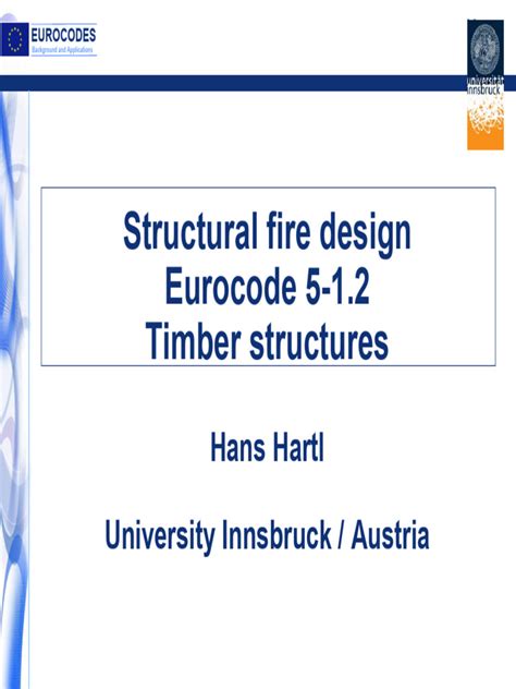 Structural Fire Design Eurocode 5 1 2 Timber Structures Pdf Art Technology And Engineering