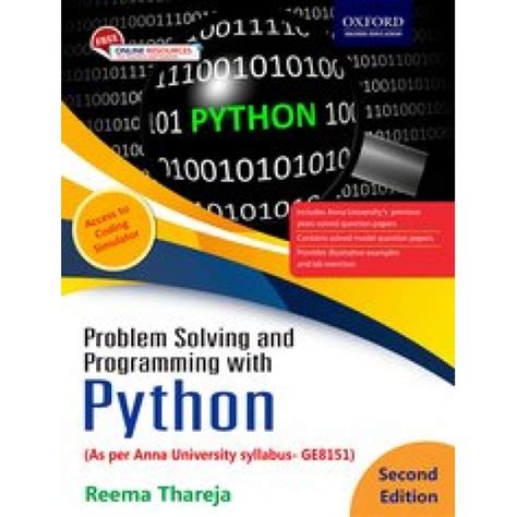 Problem Solving And Programming With Python For Anna Universitreema