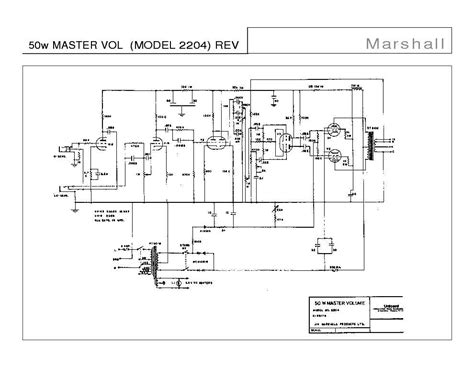 Uncovering The Schematic Of The Marshall 2204 A Journey Into Vintage